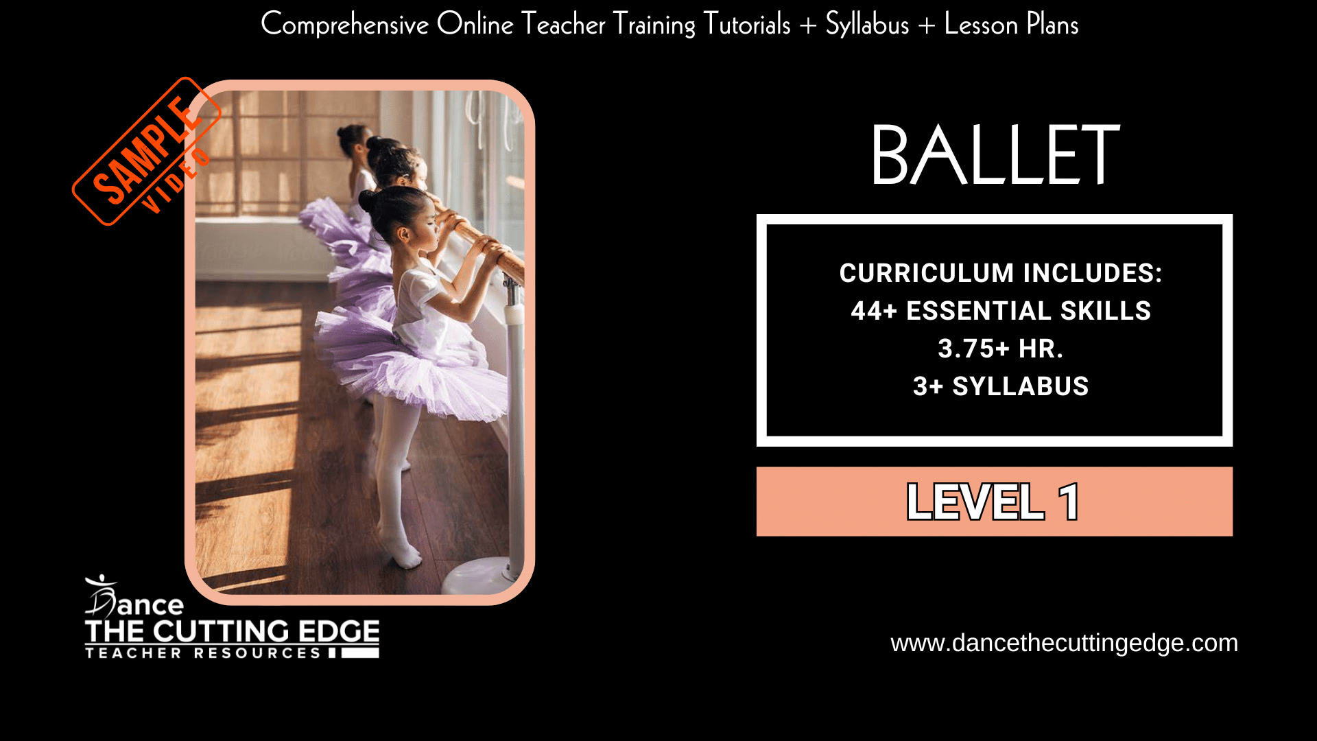 Ballet Level 1 Syllabus – Beginner Ballet Teacher Training