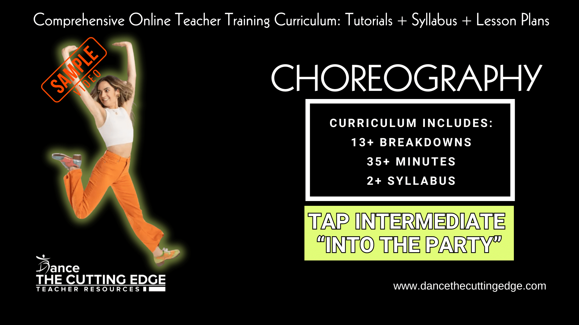 Tap Choreography Intermediate Into The Party Dance The Cutting Edge