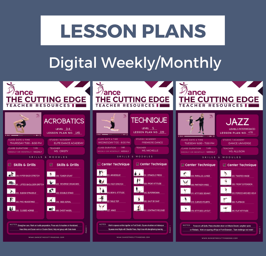 Online Dance Teacher Resources: Tutorial Videos+Syllabus+Lesson Plans
