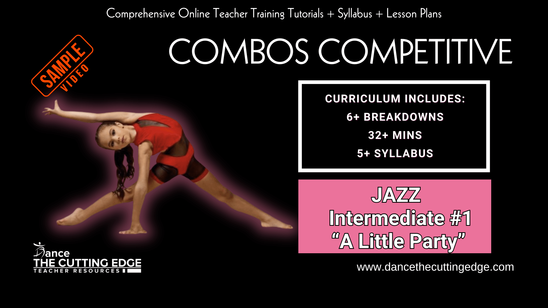 Combos Competitive Jazz Intermediate – A Little Party Teacher Training