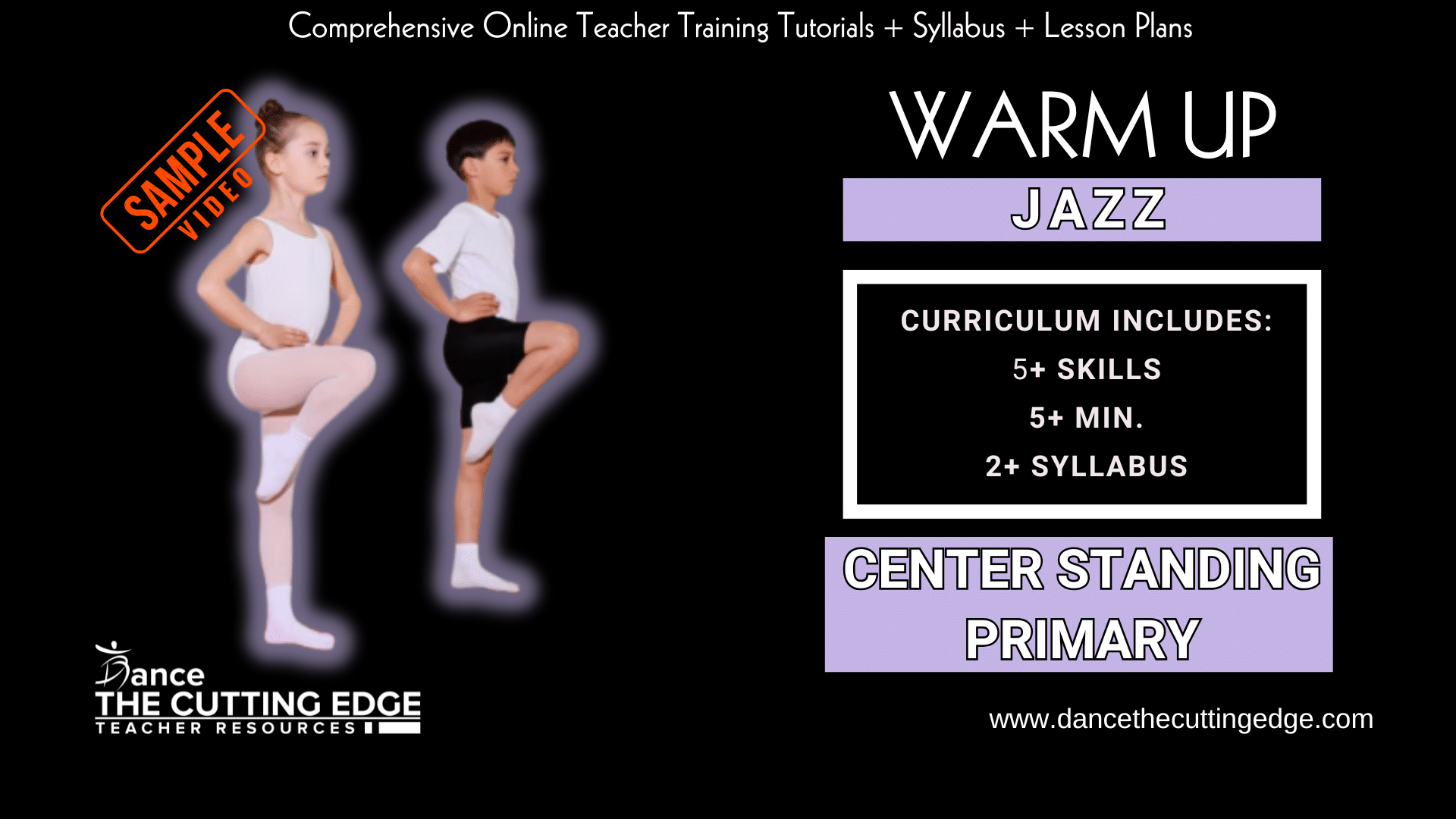 Warm Up Jazz Center Standing Primary – DTCE