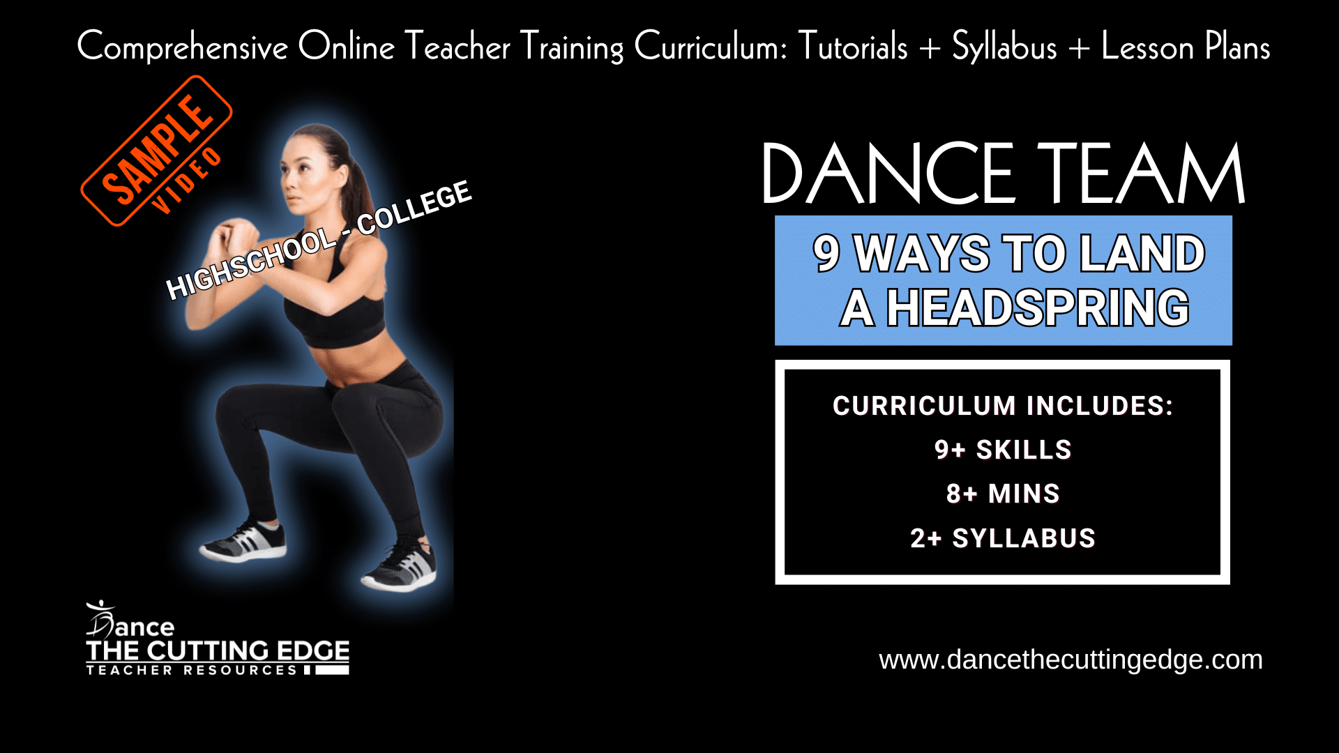 Dance Team 9 Ways to Land a Headspring (Highschool-College) - Dance ...