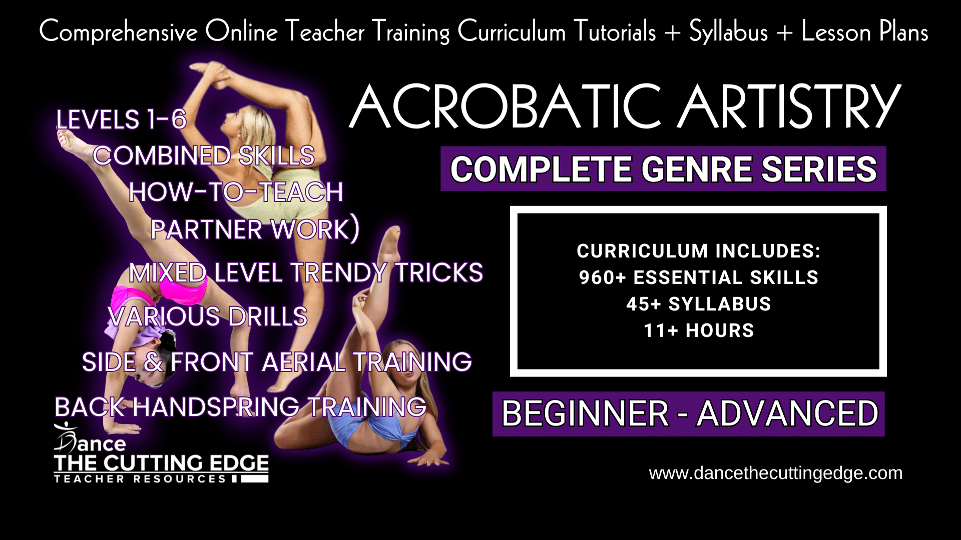 Acro Dance Curriculum – Online Tutorials, Syllabus & Lessons