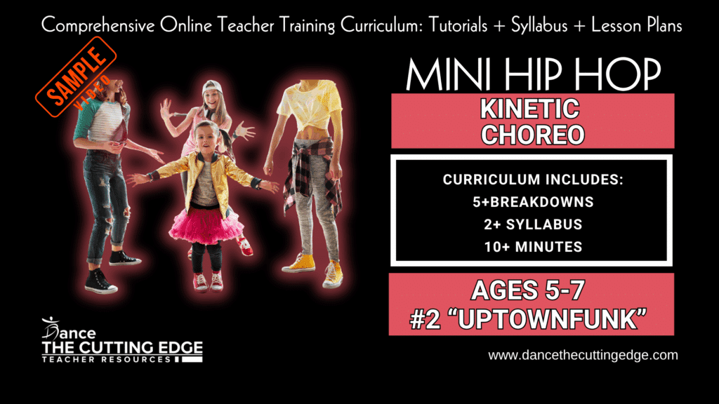 Kinetic Choreo Mini Hip Hop Ages 5–7 Beginner #2 “Uptown Funk”