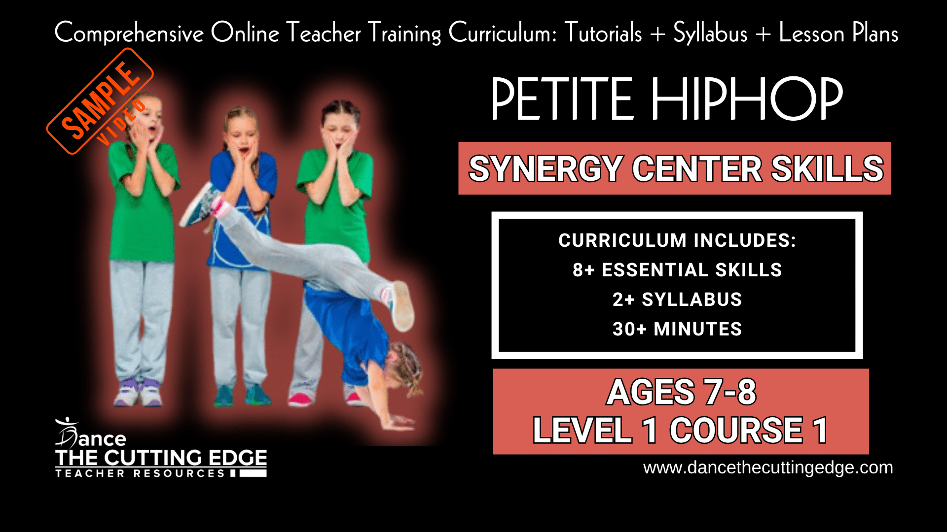 Synergy Center Skills: Petite Hip Hop Level 1 Course 1 for Ages 7-8 ...