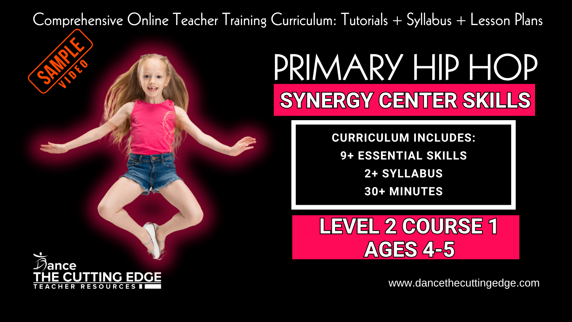 Primary Hip Hop Level 2 Course 1 – Preschool Hip Hop Curriculum