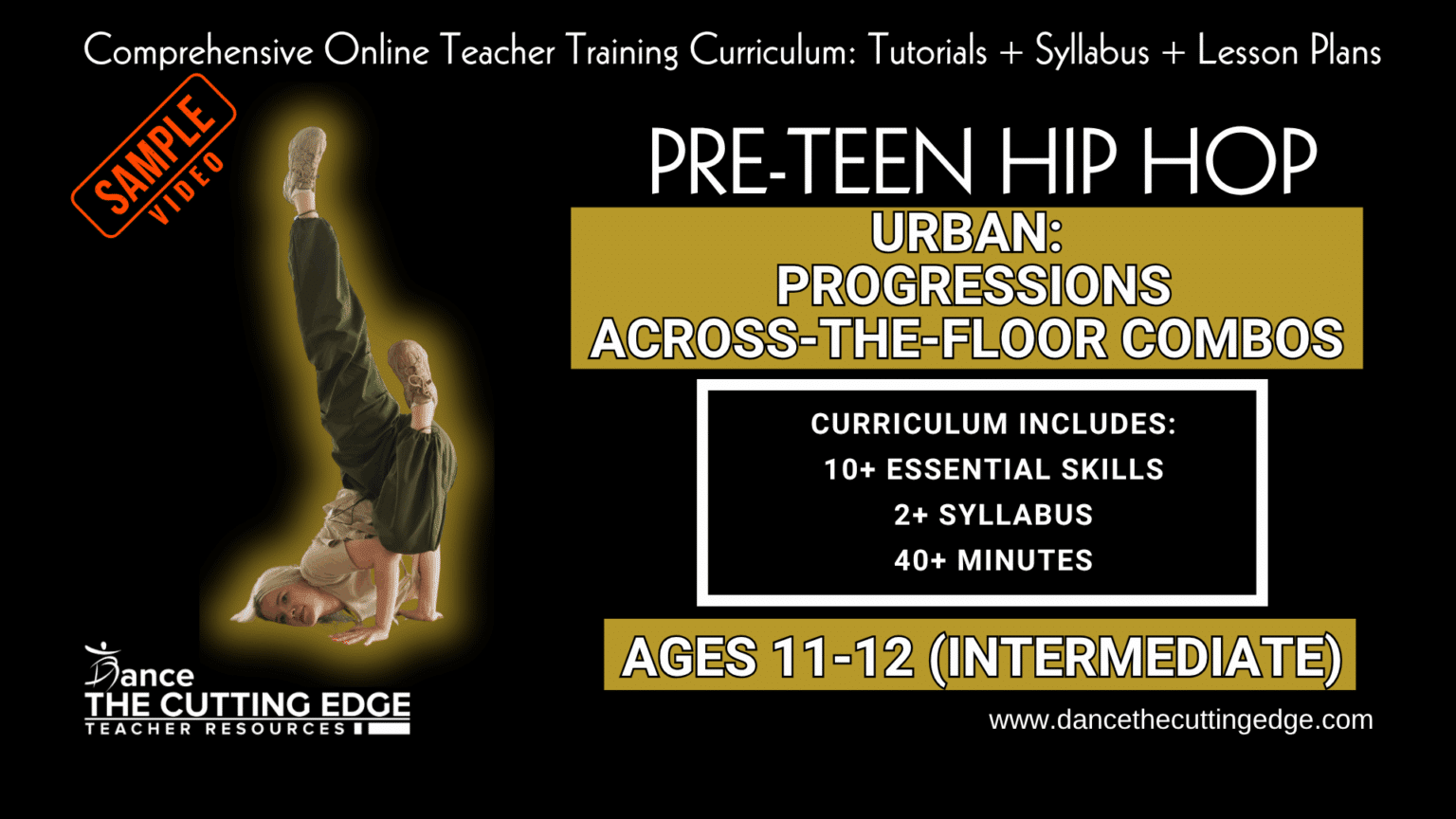 Pre-Teen Urban Hip Hop Across-the-Floor Combos – DTCE