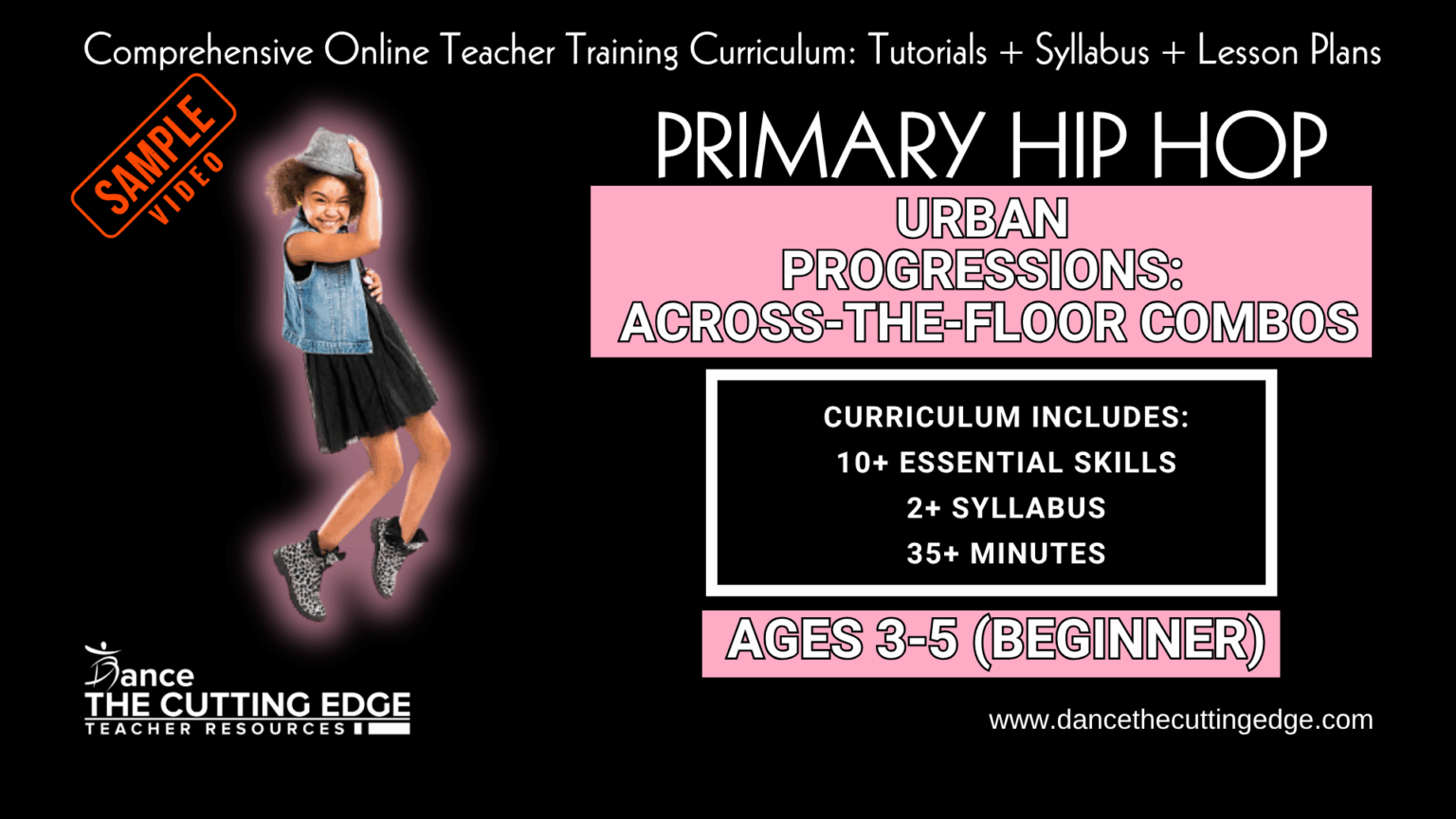 Urban Progressions Across-The-Floor Combos Primary Hip Hop – Ages 3–5