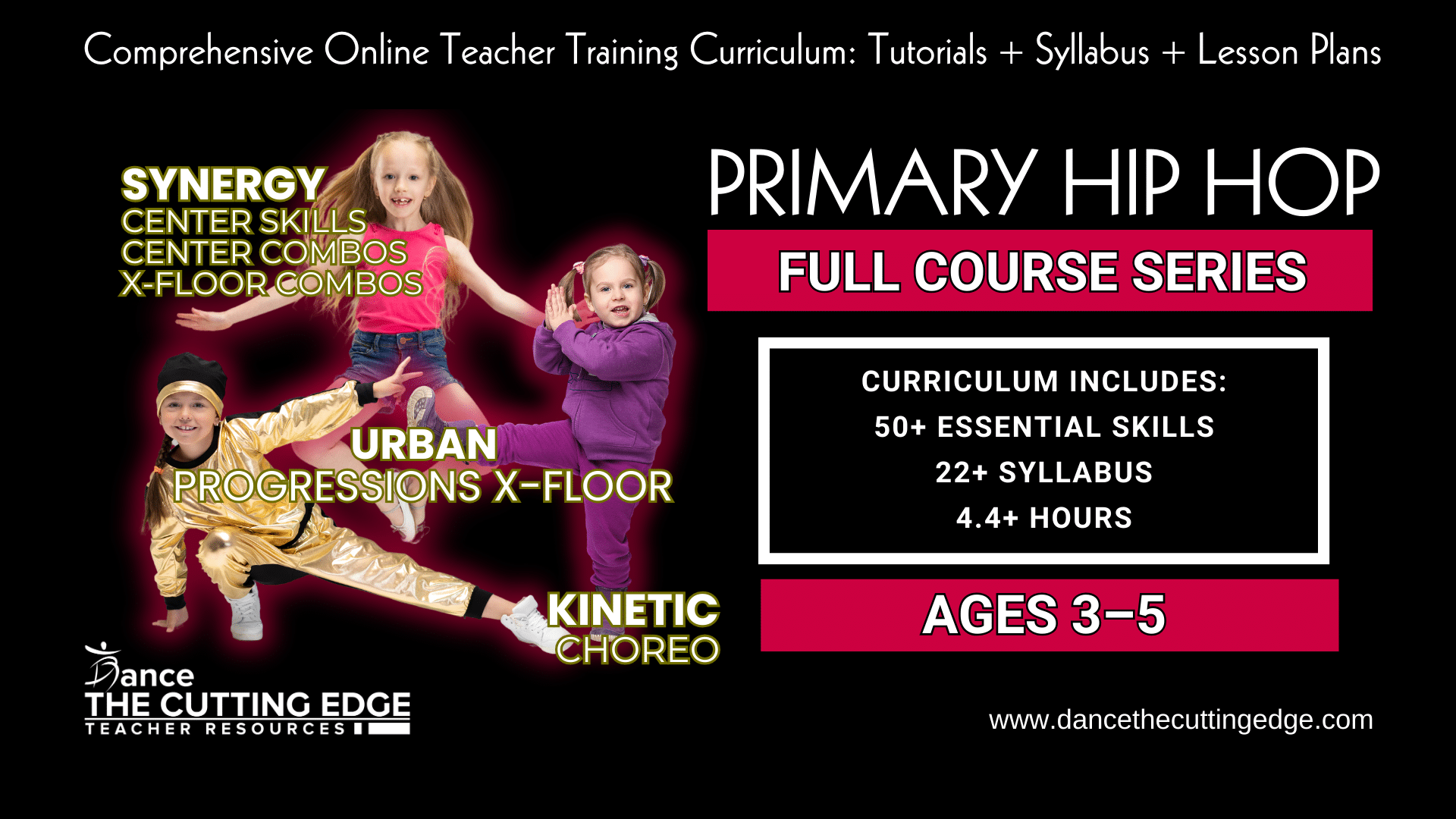 Primary Hip Hop Curriculum – 50+ Video skills (4.4 hrs) 22 Syllabus