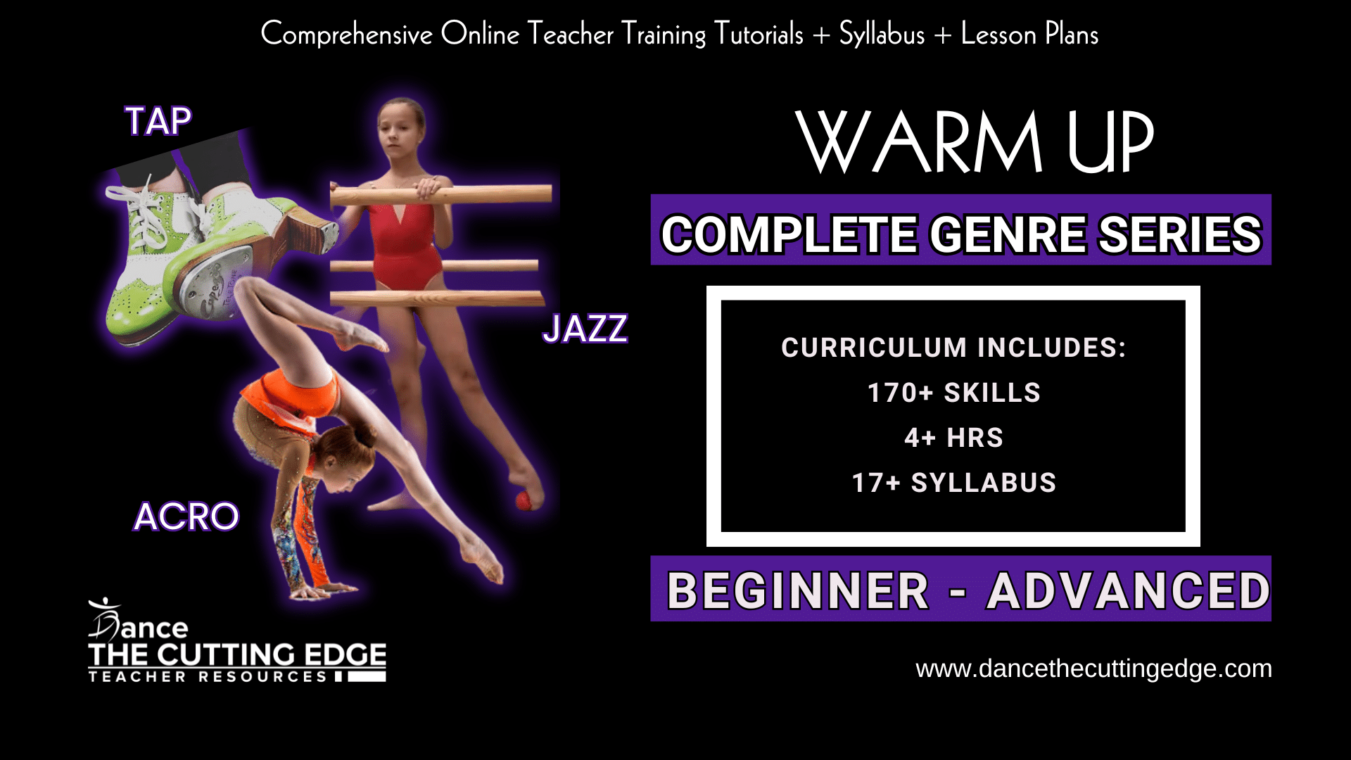Warm-Up Dance Curriculum Jazz Tap Acro – Complete Series