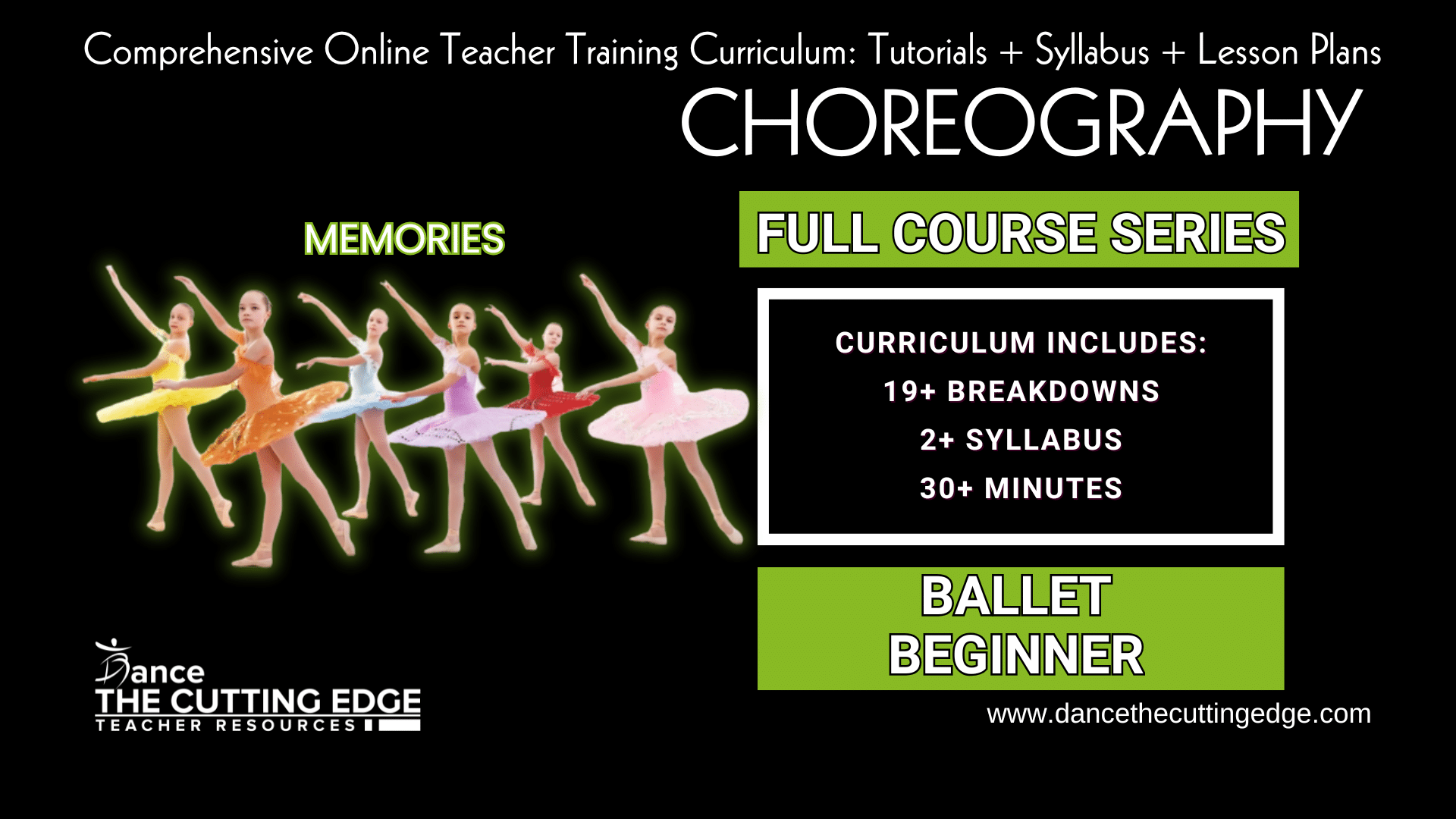 Ballet Choreography Beginner – “Memories” Full Course | DTCE